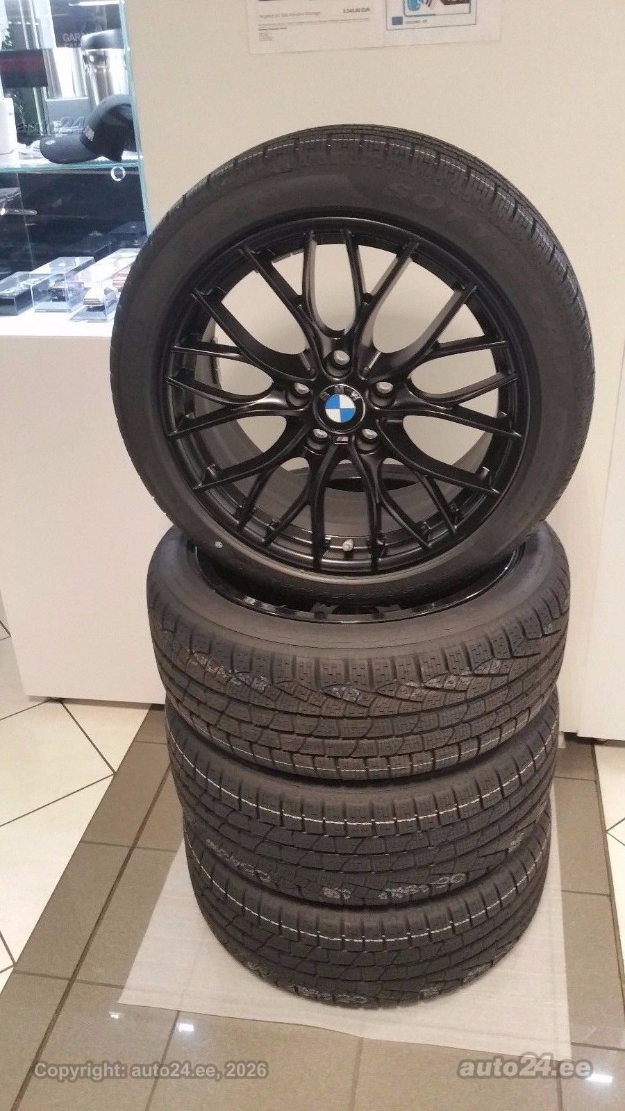 225/45R18 BMW ORIGINAAL M PERFORMANCE 405 SCHWARZ MATT F30/F32/F32/F36 ...