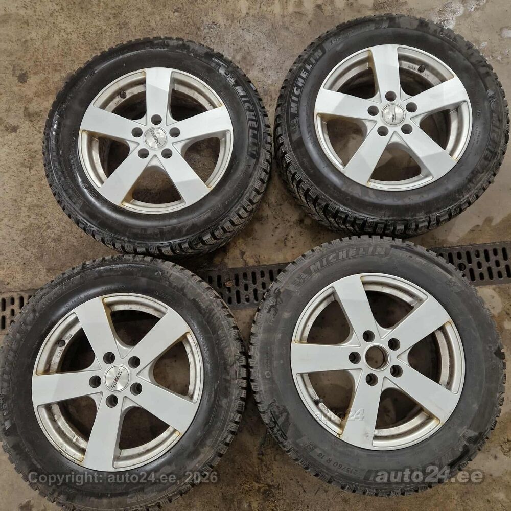 215/60R16 Dezent 5spoke Michelin Xice North4 - Veljed + rehvid - auto24.ee